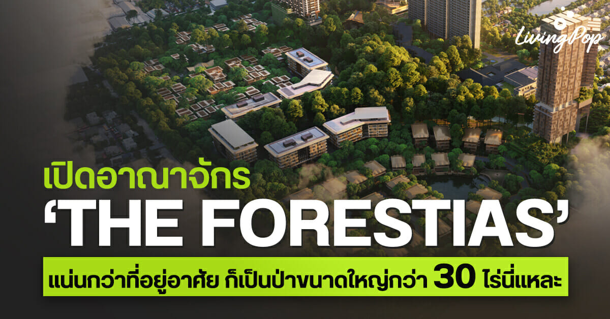 เปิดอาณาจักร "The Forestias" แน่นกว่าที่อยู่อาศัย ก็เป็นป่าขนาดใหญ่กว่า ...